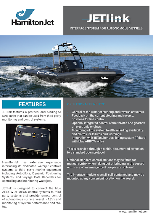 JETlink | HamiltonJet